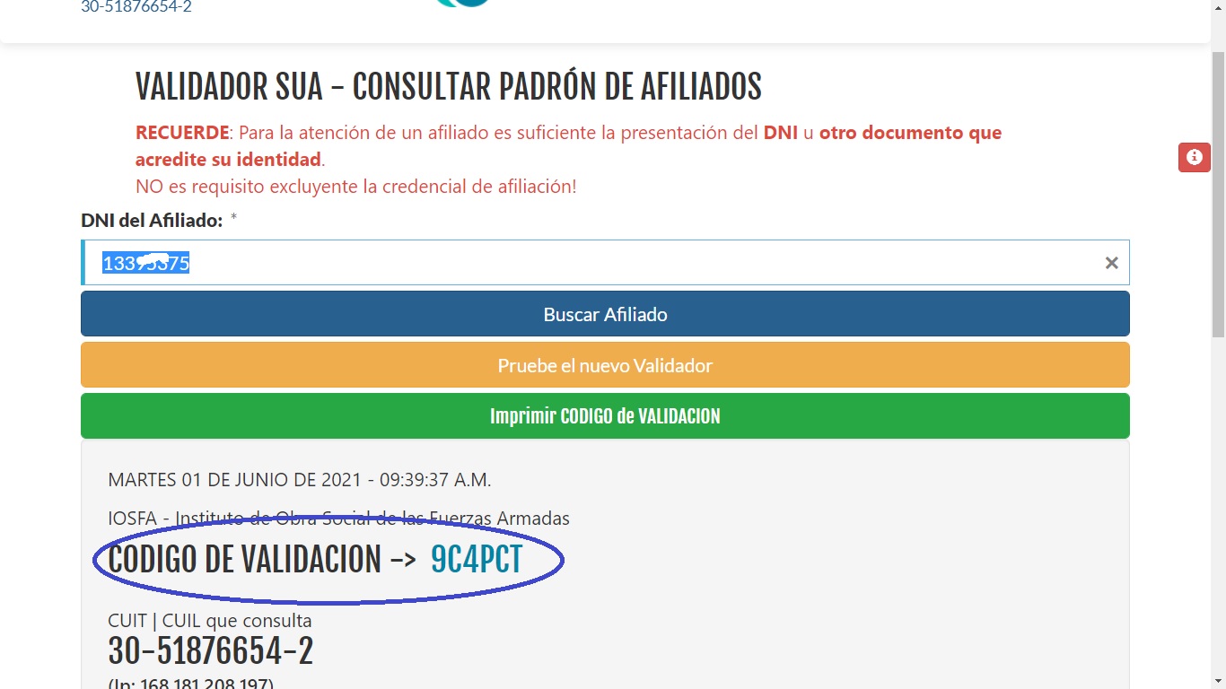 IOSFA (Instituto de Obra Social de las Fuerzas Armadas)